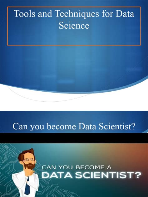 lecture 1 introduction tools an chniques for data science pdf
