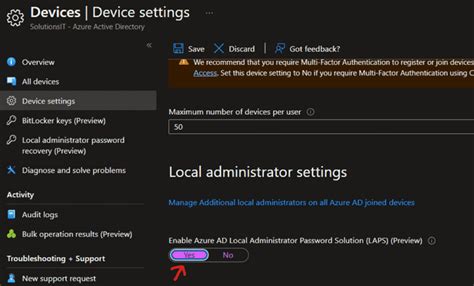 Enable Windows LAPS With Azure AD Sysops