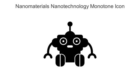 Nanomaterials Nanotechnology Monotone Icon In Powerpoint Pptx Png And Editable Eps Format PPT