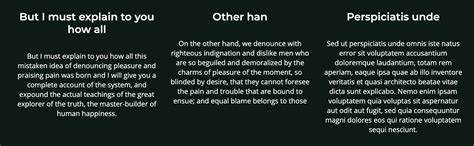 Css Flexbox Align Three Columns And Position Header At Flex End