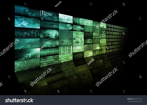 Data Analysis Process Concept Art Stock Illustration 180517769
