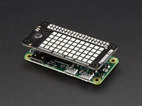 pimoroni scroll phat — 11×5 led matrix for raspberry pi zero raspberry pi в Киеве Украина