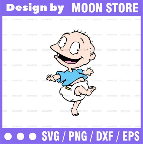 Tommy Pickles Rugrats Svg Pngeps Dxf Cricut Silhouette Inspire Uplift