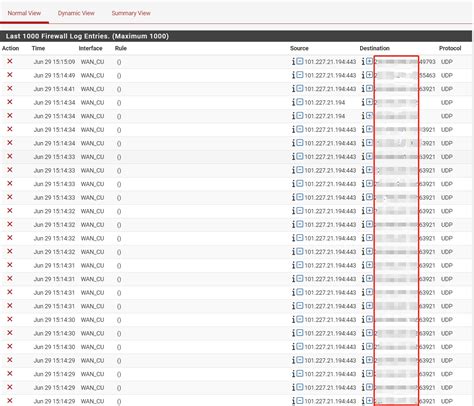 Firewall Logs With Unavailable Matched Rule And Empty Tracker ID Netgate Forum