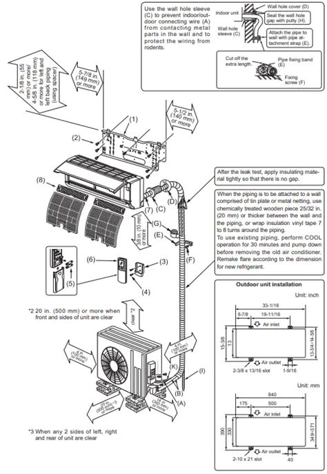 Mitsubishi Electric Msz Ge24na Split Type Air Conditioners Instructions