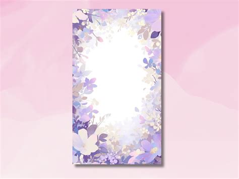Cute Flower Notepad Floral Notepad Purple Flowers Notepad Purple