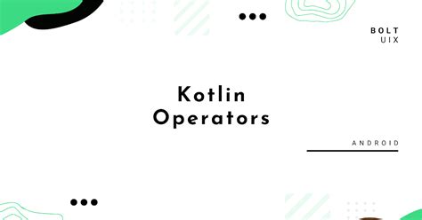 Kotlin Operators