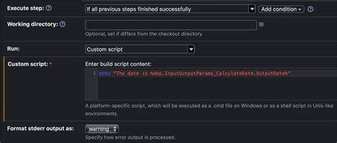 Use Parameters In Build Chains Teamcity On Premises Documentation