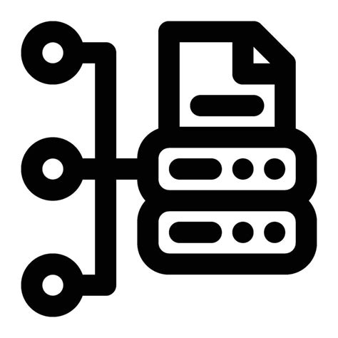 Data Aggregation Database Outline Icon 55601576 Vector Art At Vecteezy