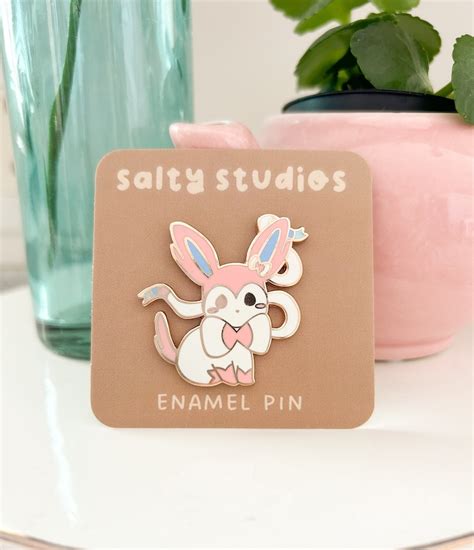 Sylveon Pin Pokémon Enamel Pin Video Game Pin Etsy