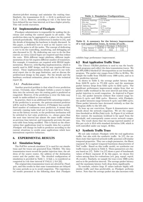 Application Driven Flow Control In Network On Chip For Many Core