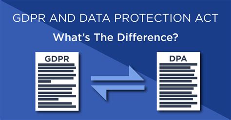 What Are The Differences Between The Gdpr And The Data Protection Act
