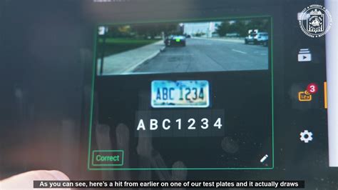 Automatic License Plate Readers Vehicle Registration Plate “the Cameras…can Read The License