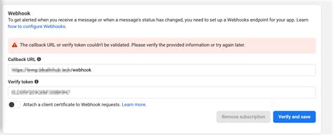 Trouble Setting Up Whatsapp Business Callback Url Stack Overflow