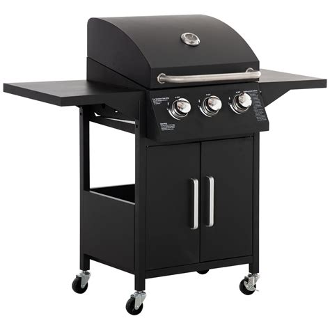 Outsunny 3 Burner Gas Grill Model 846 103v80bk Instruction Manual