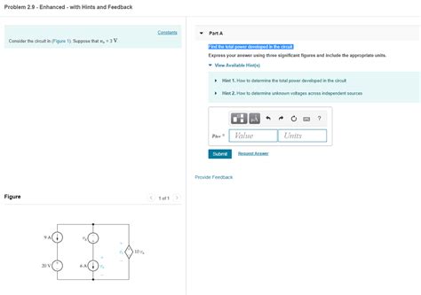 solved consider the circuit in figure 1 suppose that vo