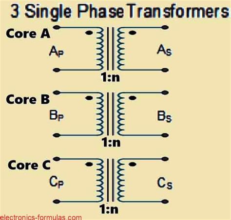 Explained Three Phase Transformers And Calculations Electronics Calculations