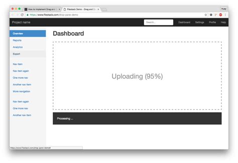 Drag And Drop Files Into Your App Like Slack Demo In Jquery
