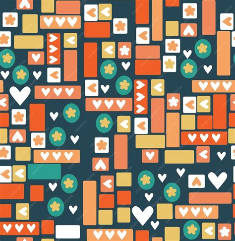 Premium Vector Abstract Seamless Pattern Vector Background