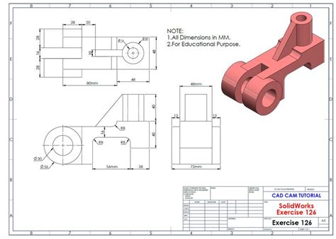Solidworks Tutorial Exercise 126