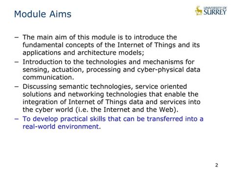 Internet Of Things Introduction PPT