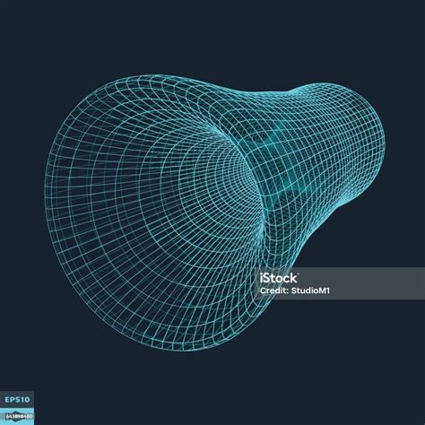 Lattice Geometric Polygonal Element Connection Structure Stock Illustration Download Image Now