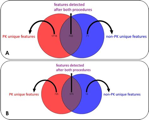 The Number Of Features That Were Found After Applying The Proteinase K