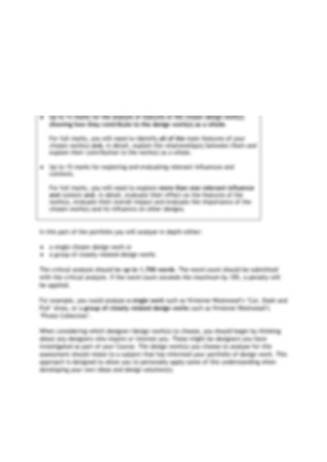 Solution Critical Analysis Design Studypool