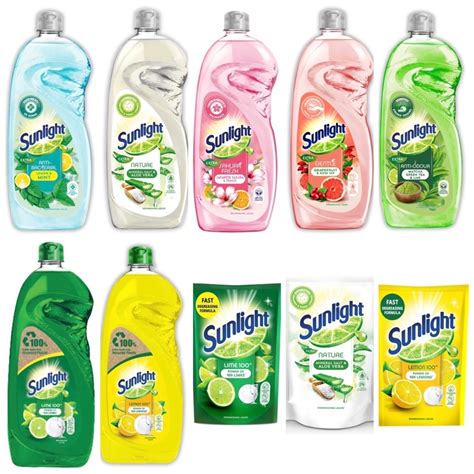 Sunlight Dishwashing Liquid 800ml Refill Pack 700ml135liter Shopee