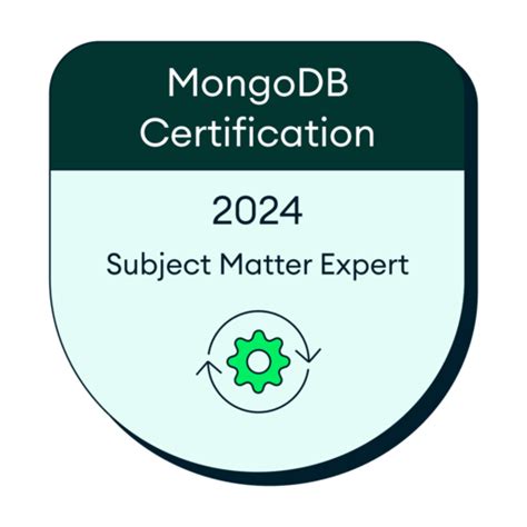 Mongodb Certification Subject Matter Expert Credly