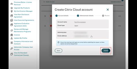 Citrix Cloud Kontoverwaltung Citrix Cloud Citrix Cloud Kontoverwaltung Citrix Cloud