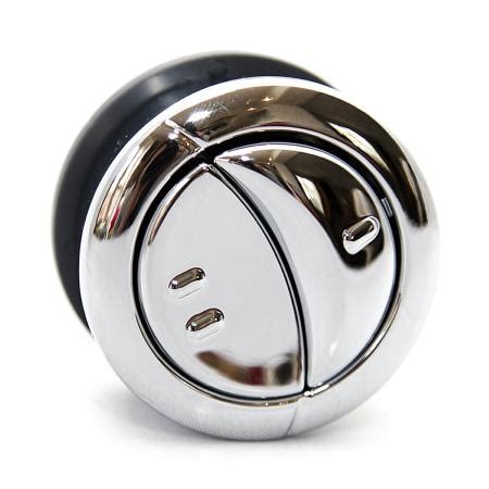 Wirquin Jollyflush Dual Flush Chrome Push Button