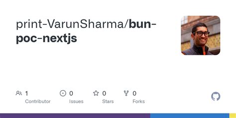 Github Print Varunsharmabun Poc Nextjs