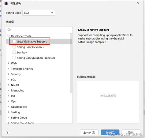 Springboot30整合graalvm Native Support，打包本地exe（native Image）。添加native Maven Plugin插件，安装visual