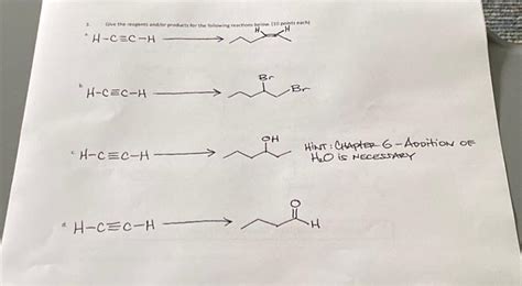 Solved HCCH Hint Chapter 6 AODition Of H2O Is Chegg Com