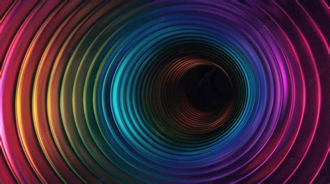 다채로운 원형 터널 음파 배경 추상적인 터널 원 배경 일러스트 및 사진 무료 다운로드 Pngtree