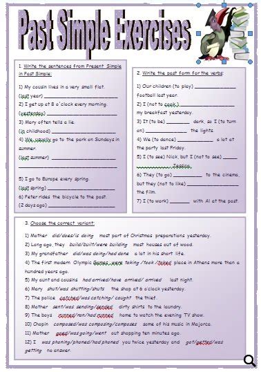 Past Simple Exercises