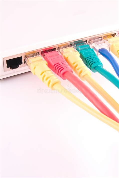 UTP Cables Stock Image Image Of Rj Network Congestion