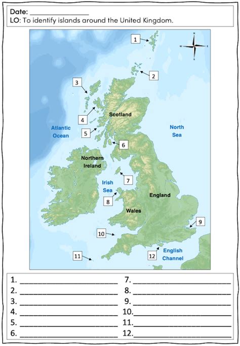 Identifying Islands Of The United Kingdom Teach It Forward