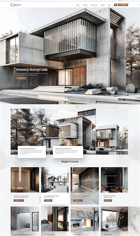 Vertical Split Layout With Parallax Sections Modern Website Figma Chinese Autumn Concept Idea