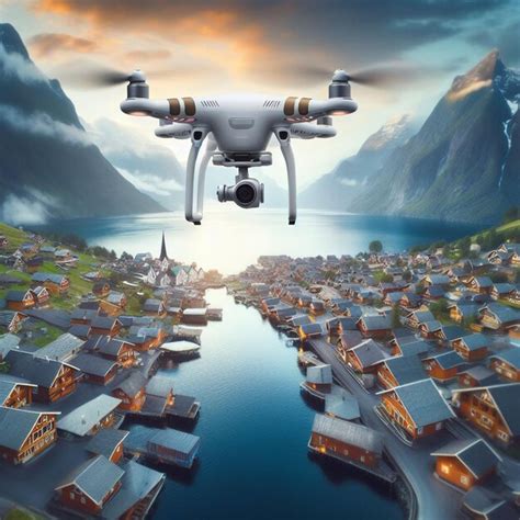 Premium Ai Image Camera Drone Flying