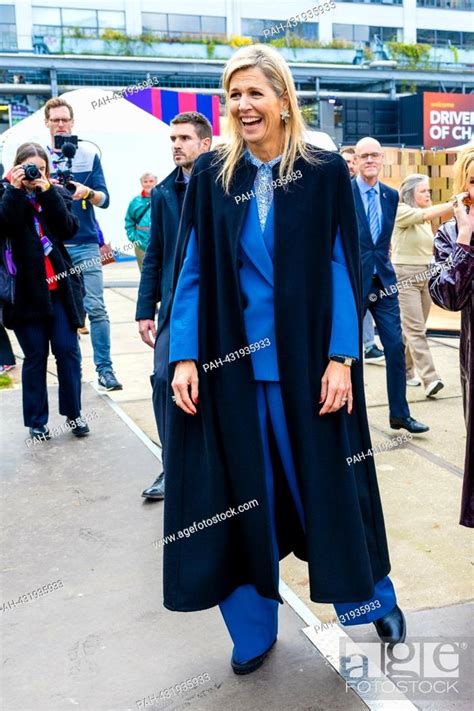 Queen Maxima Of The Netherlands At The Klokgebouw In Eidnhoven On