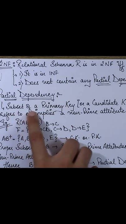 What Is A Partial Dependency Database Databaseconcepts