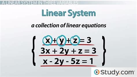 Solving System Of Equations With 3 Variables Steps And Examples