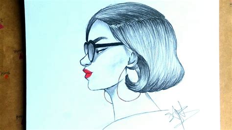 رسم وجه بنت من الجنب تعلم رسم وجه من الجنب خطوة بخطوة تعليم كيفية