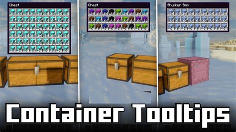 Container Tooltips For Minecraft 1218