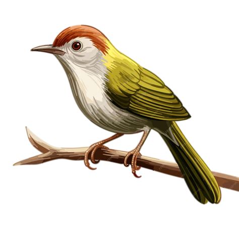 Premium Vector Tailorbird Vector On White Background