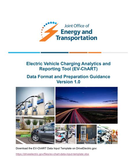 Electric Vehicle Charging Analytics And Reporting Tool EV ChART Data Format And Preparation