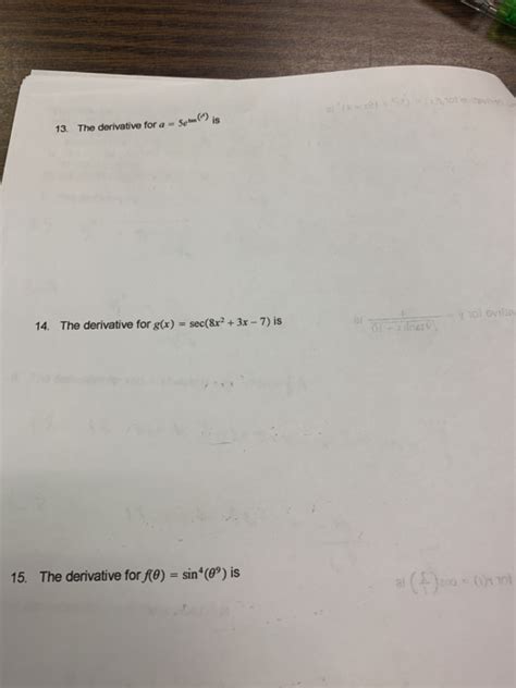 Solved Complete Each Statement With A Correct Expression For Chegg