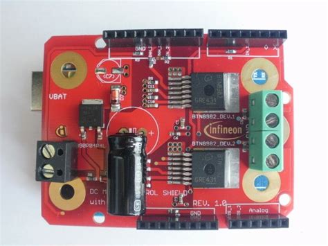 DC Motor Control Shield Di Infineon